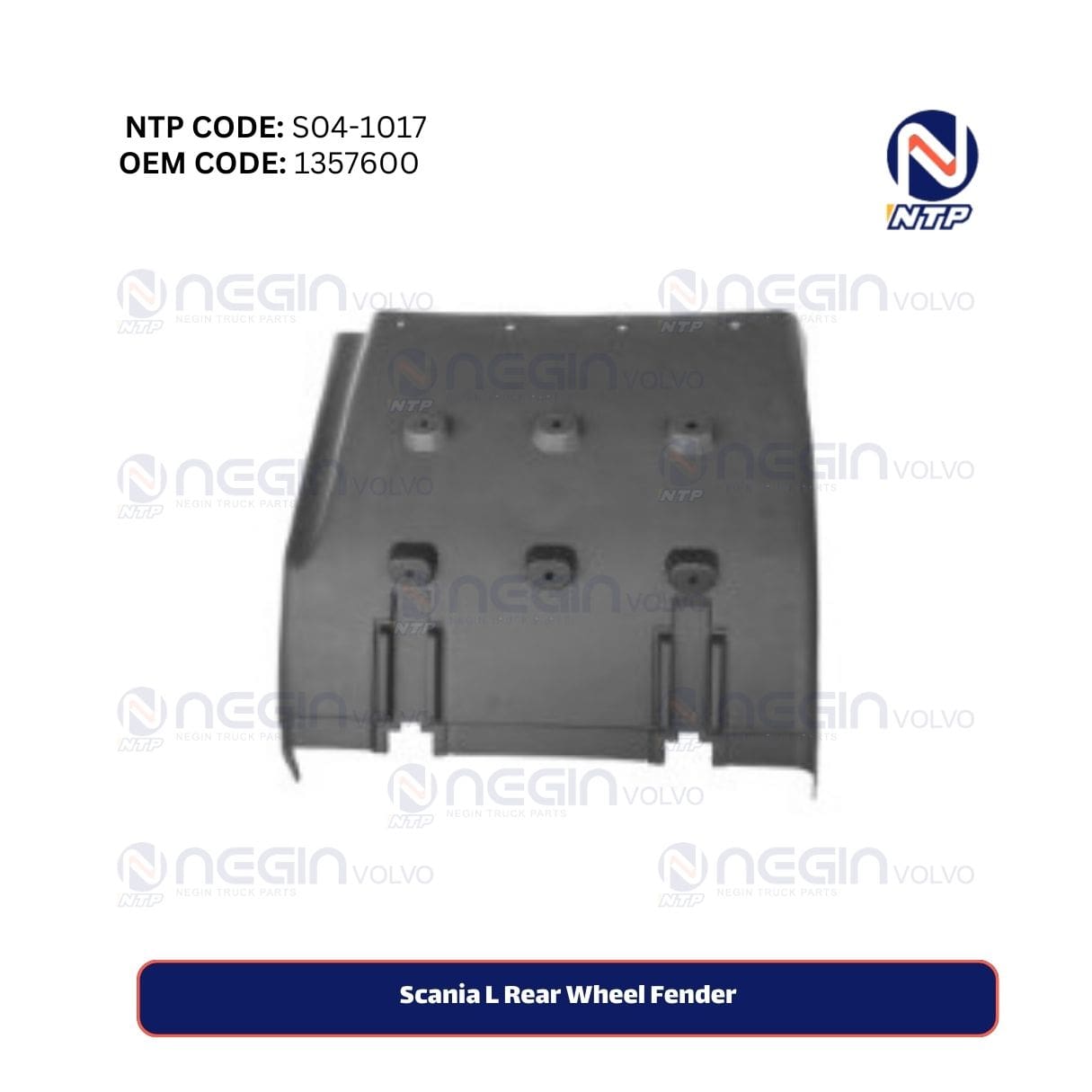 Scania L Rear Wheel Fender | High-Quality OEM Part for Trucks